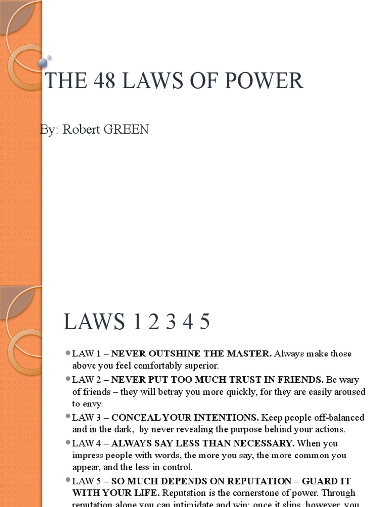 The 48 Laws of Power | PDF