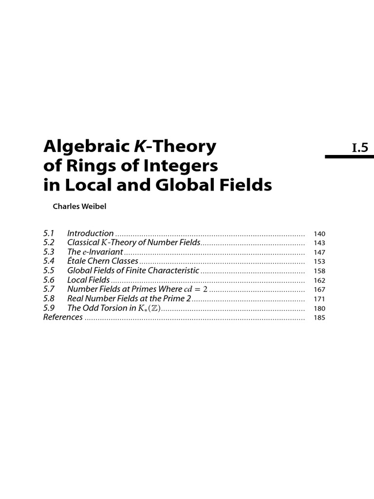 KZsurvey Published | PDF | Field (Mathematics) | Ring (Mathematics)