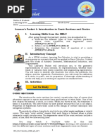 LM - Pre - Calculus - Q1 W1 - MELC 1 Module 1 | PDF | Ellipse ...