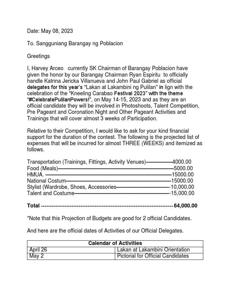 Letter For Lakan at Lakambini | PDF