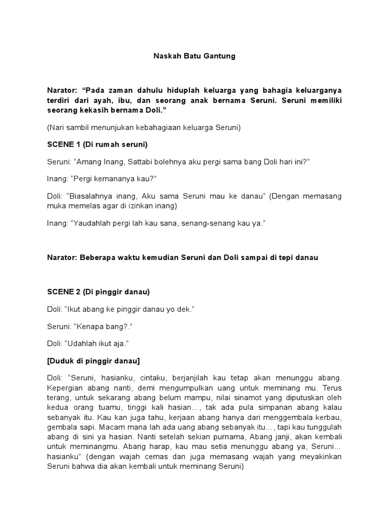 Naskah Batu Gantung | PDF