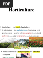 Horticulture Intro | PDF | Horticulture | Plants