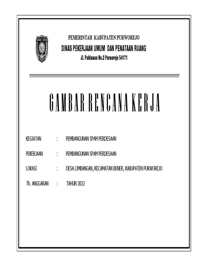 Gambar SPAM AIR Bersih Limbangan 2022 | PDF