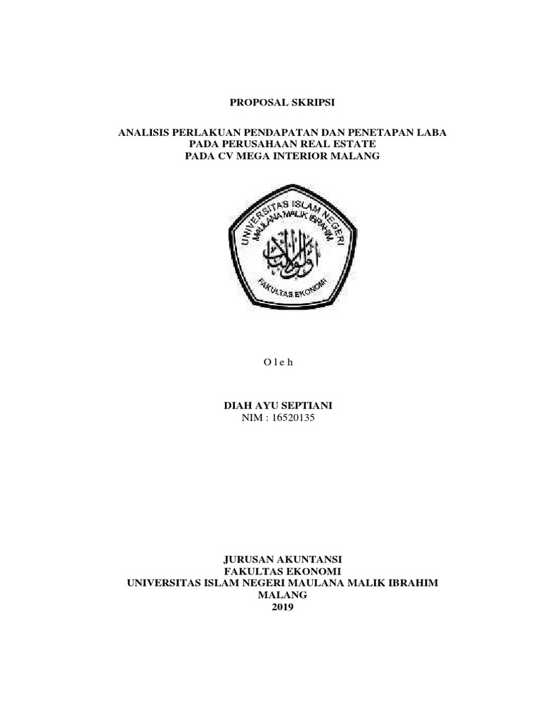 01proposal Skripsi Diah Ayu Septiani 16520135 | PDF