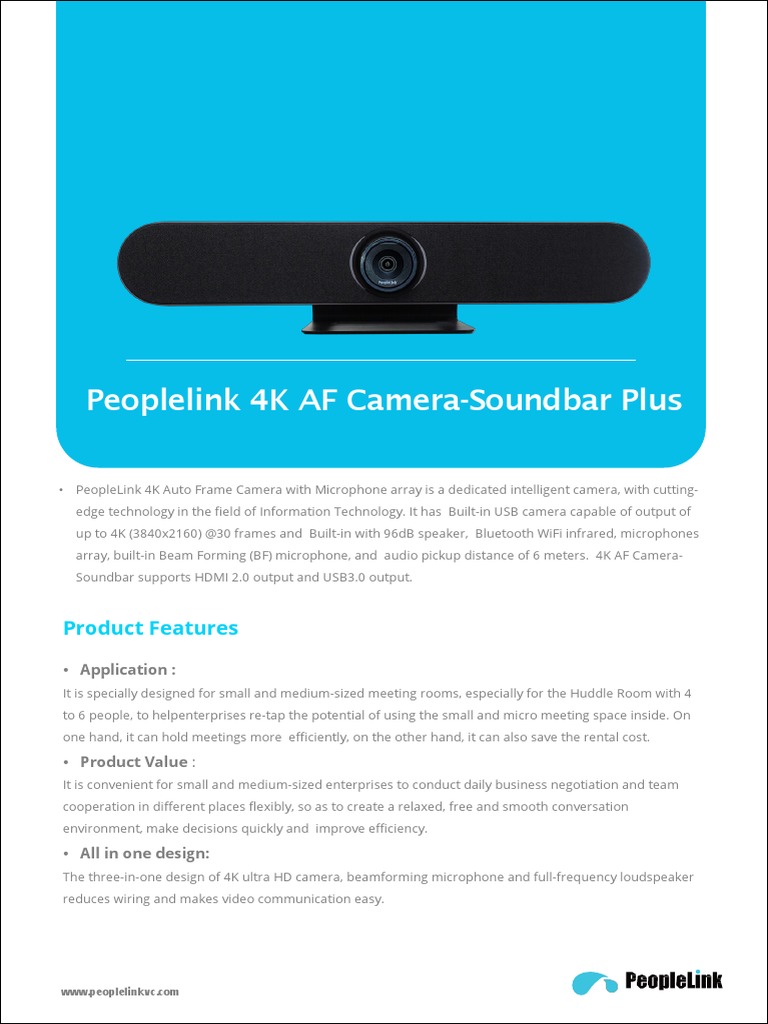 Peoplelink 4K AF Soundbar Plus 2022 1 | PDF | Usb | Loudspeaker