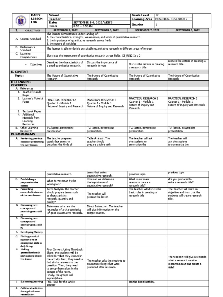 Week 3 | PDF | Learning | Concept