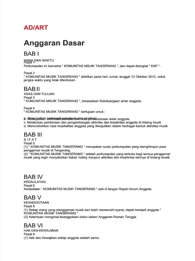 PDF Contoh Ad Art Organisasi Musisi Compress | PDF