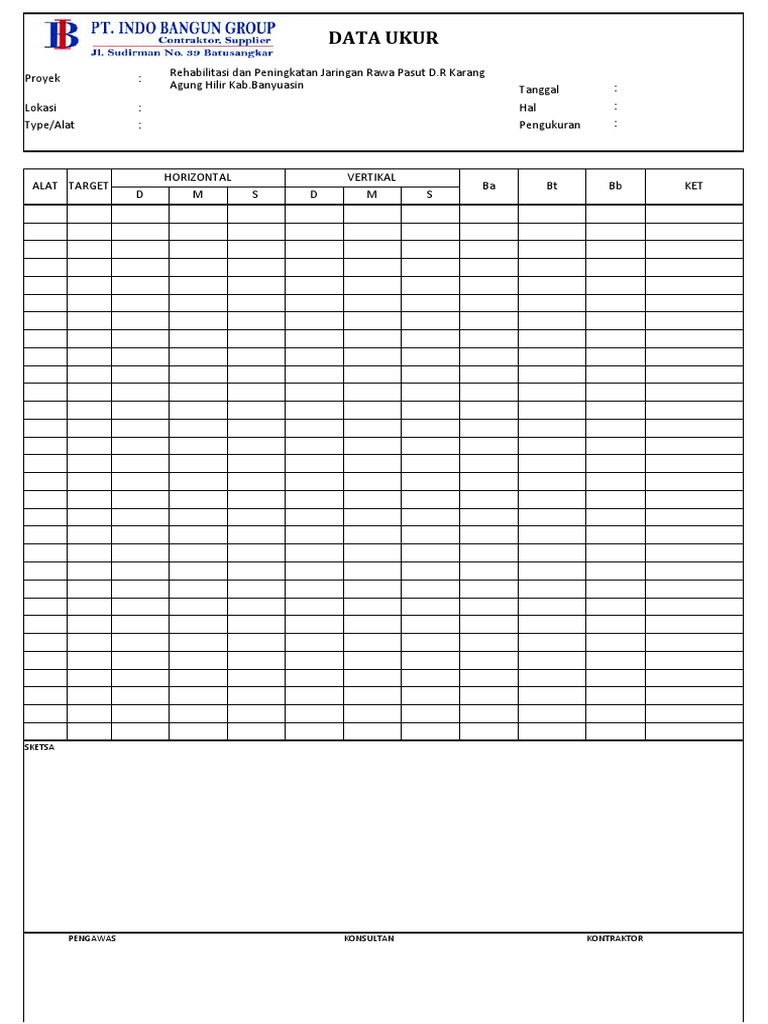 Blangko Ukur | PDF