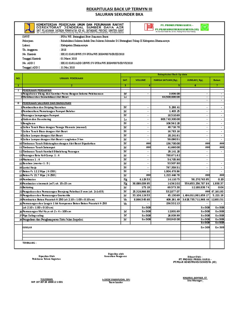 Contoh Perhitungan | PDF
