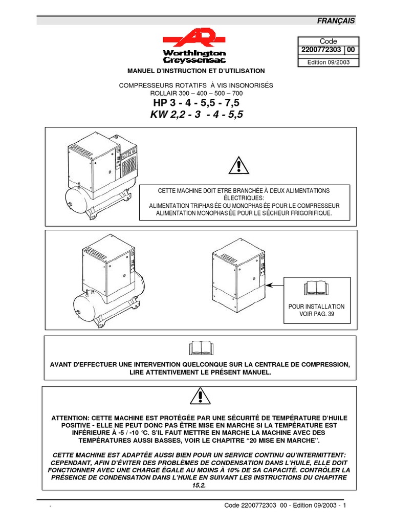 21 RLR 300-700 Notice (2200772303.00) | PDF | Interrupteur | Condensation