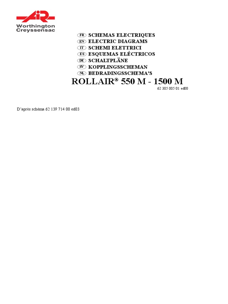 25 RLR 550-1500 Schémas Électr. (6230500501ed00) | PDF