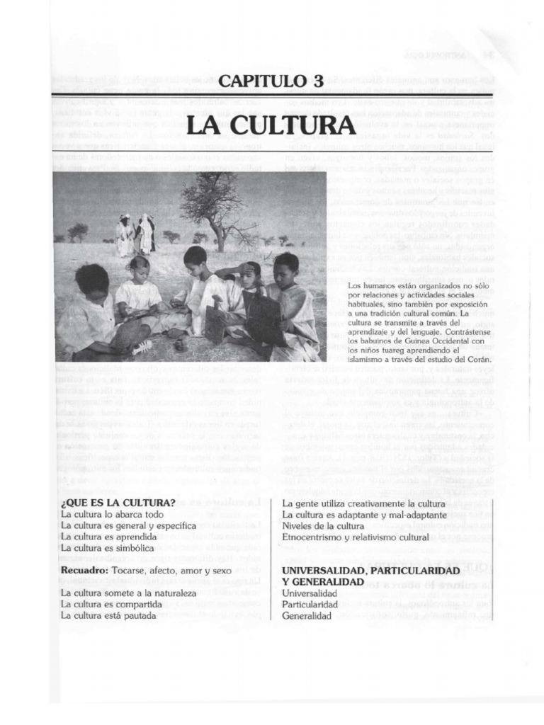 Capitulo 3 Kottak | PDF