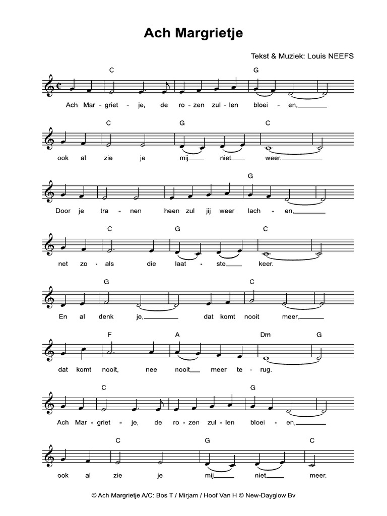 Ach Margrietje C | PDF