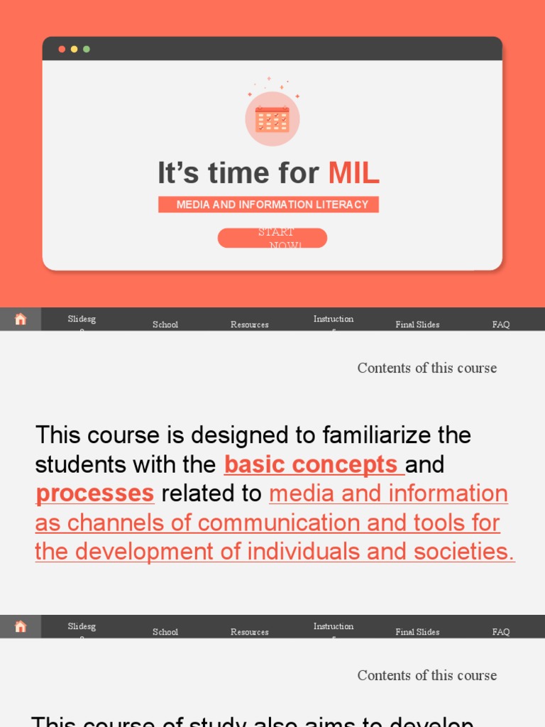 Mil 12 Week 1 | PDF | Information | Communication