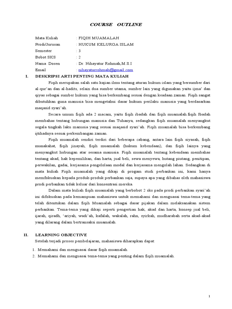 Contoh Fiqih Muamalah dalam Perbankan | PDF