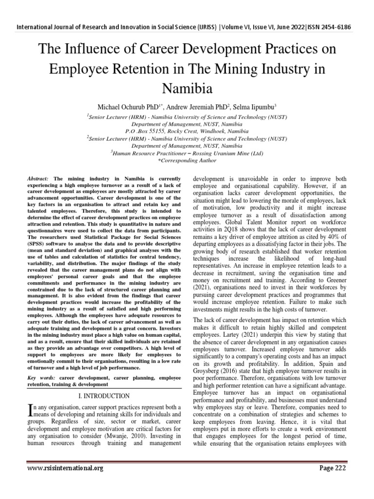 Journal - Career Development | PDF | Employee Retention | Employment