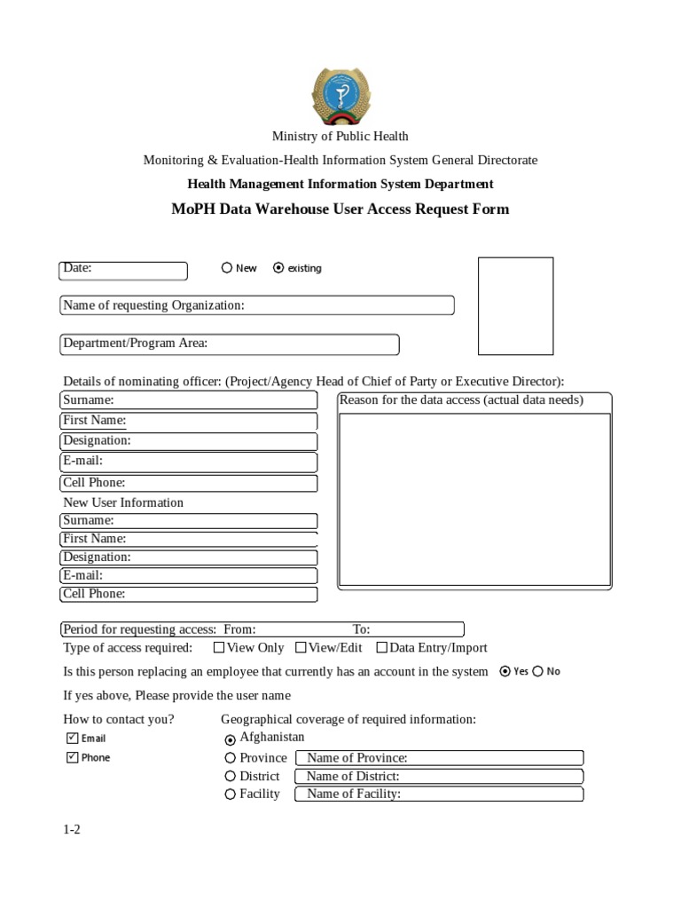 DW User Form | PDF | Password | User (Computing)