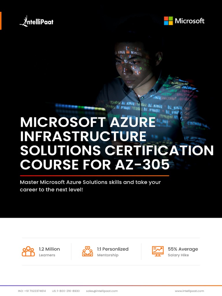 Microsoft Azure Infrastructure Solutions Certification Training For AZ 305 | PDF