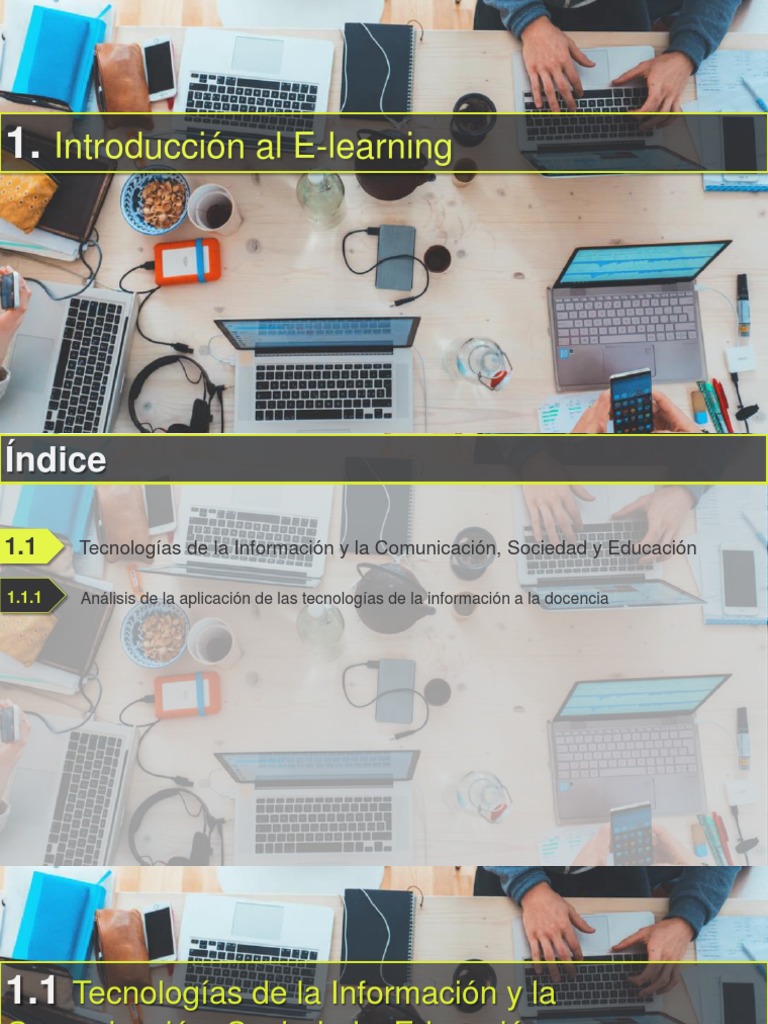 Introducción Al Elearning | PDF | Tecnología de información y comunicaciones | Software de la ...