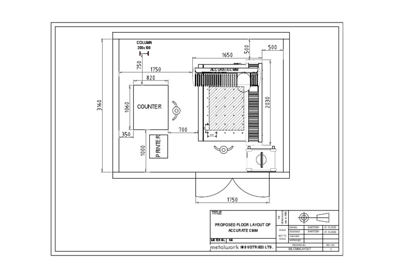Accurate CMM Room Layout-Model | PDF