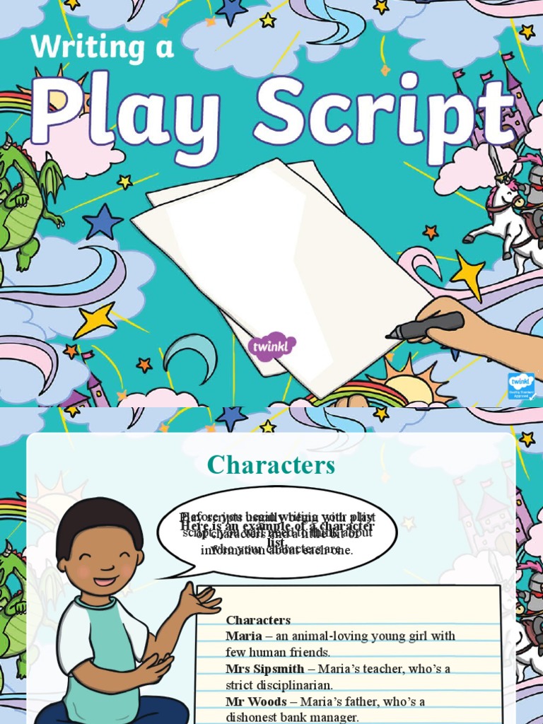 How To Write A Playscript | PDF