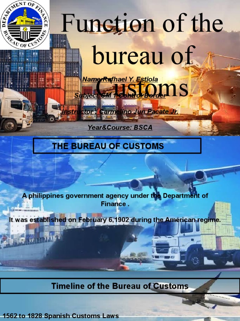 Sec. 214 Function of The Bureau of Customs | PDF | Business | Social ...