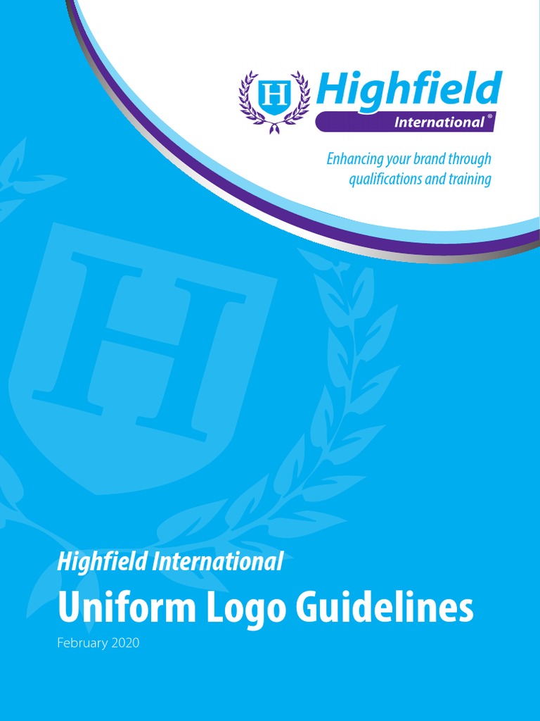 (14062020 0548) HF Uniform Logo Guidelines | PDF | Communication Design ...