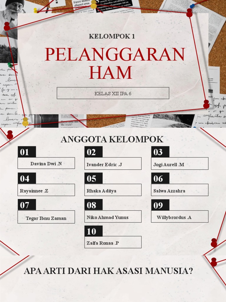 PPKN - Kel 1 (Pelanggaran Ham) | PDF | Politik | Ilmu Sosial