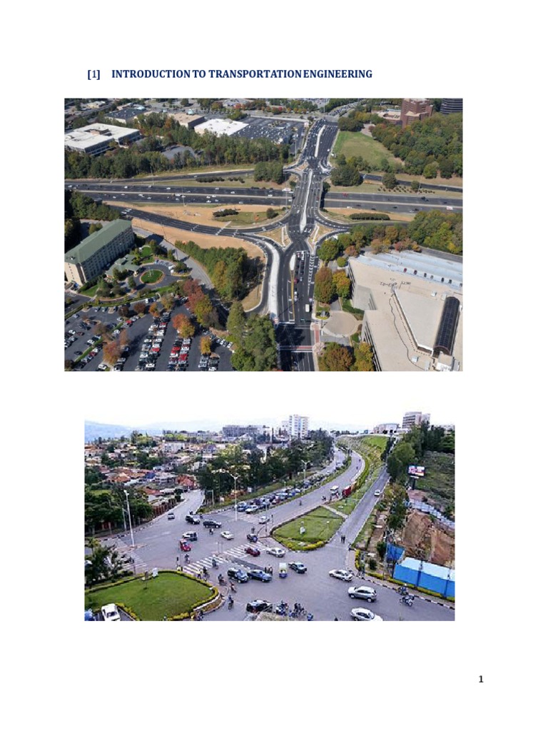 1-Introduction, Road Plans & Functional Classification | PDF ...