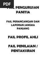 Senarai Semak Fail Panitia 2022 | PDF