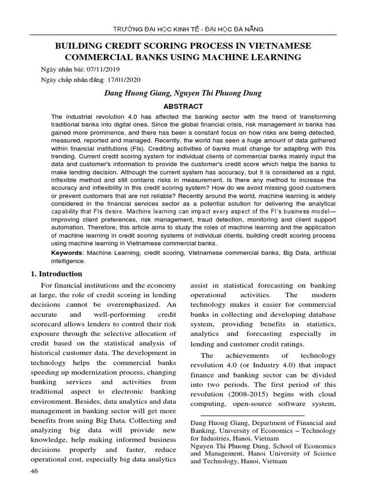 Credit Scoring Process ML | PDF | Machine Learning | Loans