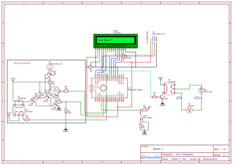 Schematic - Automatic Water Level Controller - 2022-02-06 | PDF