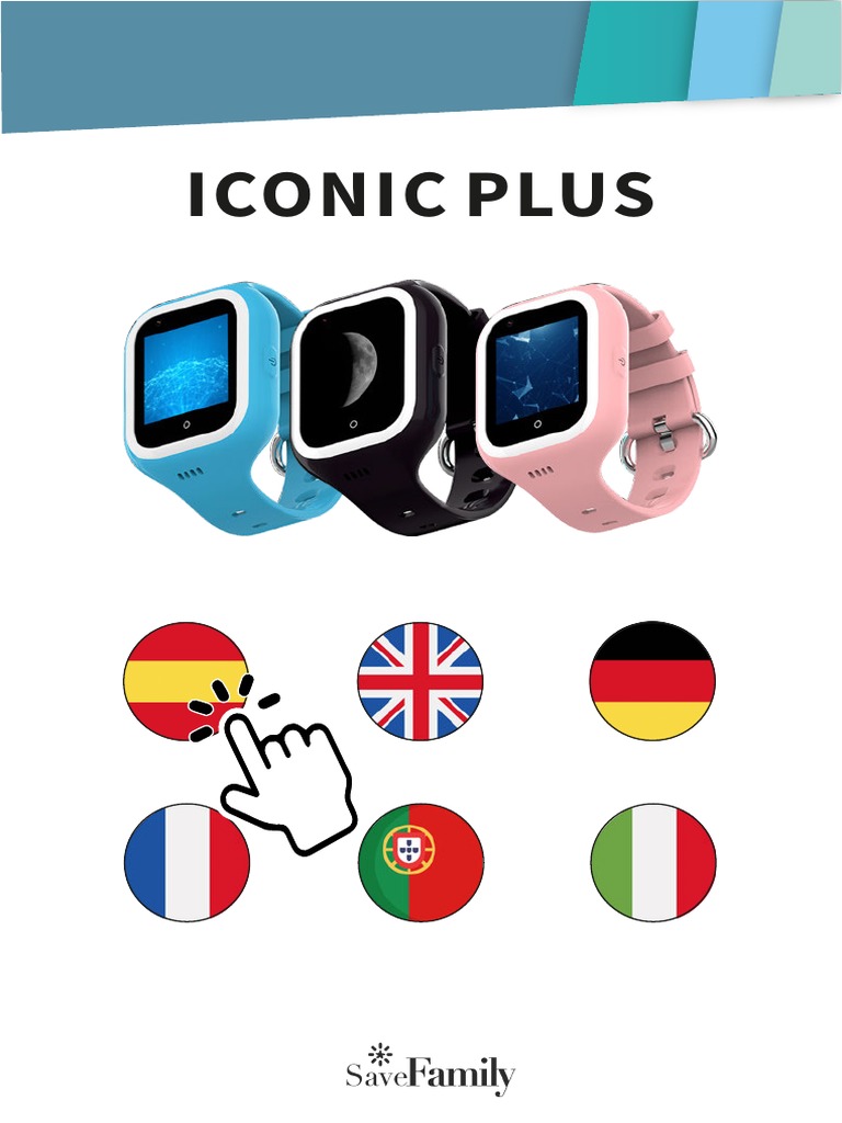 Smart Watch Iconic Plus | PDF | Aplicación movil | Reloj