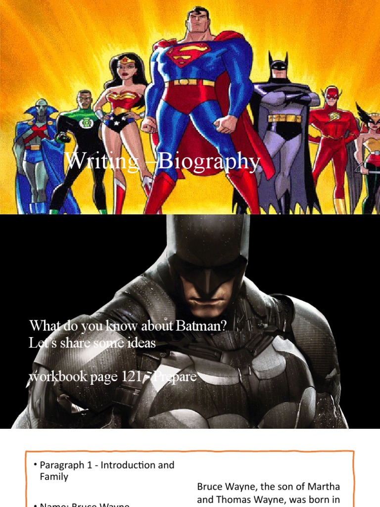 Biography TB4 | PDF | Batman | Dc Comics
