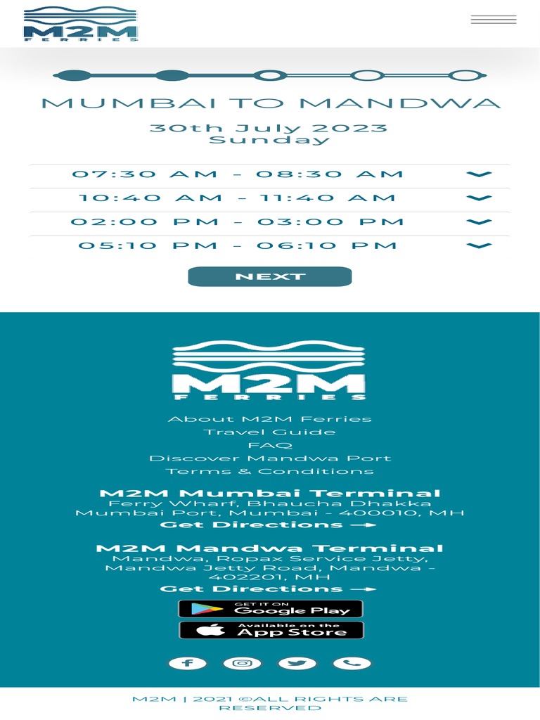 M2M ferry service in Alibaug, Mumbai RORO Speed Boat Charter - M2M ...