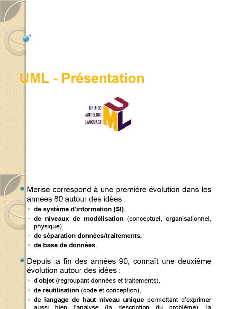 UML : Langage de Modélisation Objet | PDF | Langage de Modélisation Unifié | Programmation ...