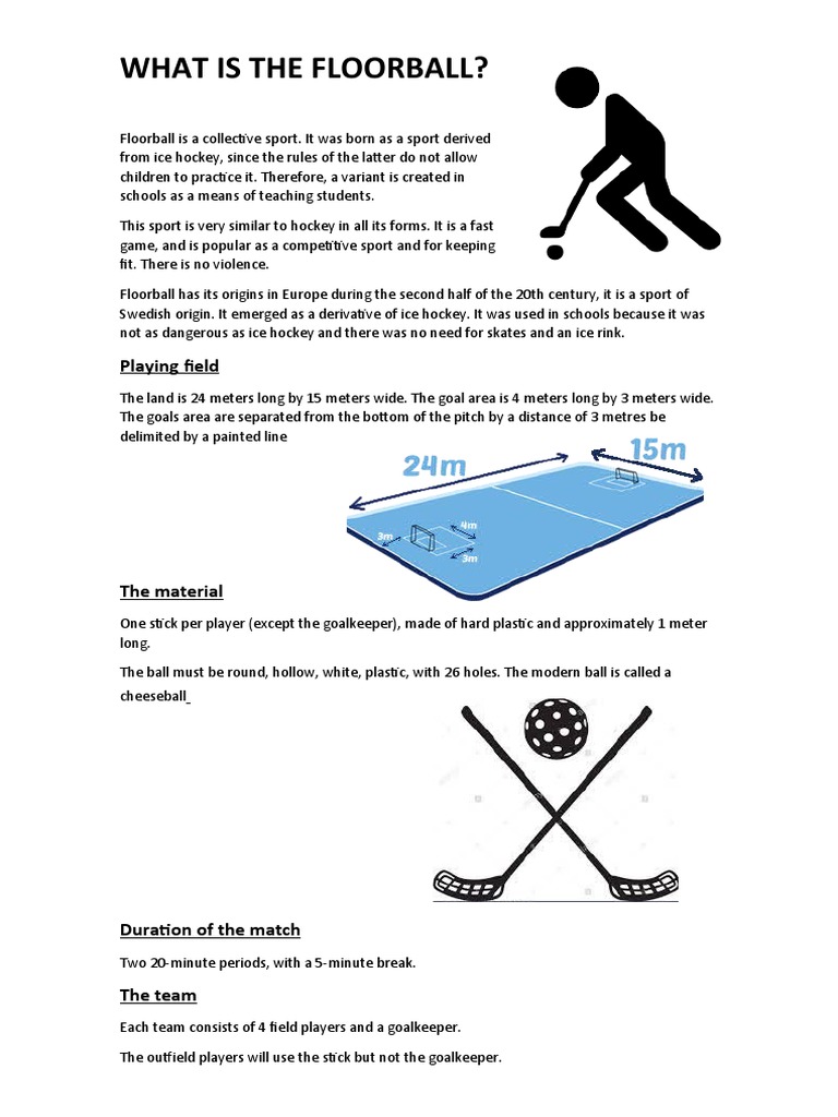 What Is The Floorball | PDF | Ice Hockey | Sports