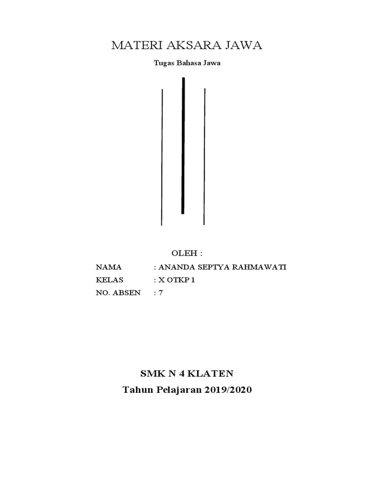 Panduan Aksara Jawa untuk Pelajar | PDF | Seni & Disiplin Bahasa | Kajian Bahasa Asing