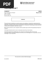 Cambridge IGCSE ™: Chemistry 0620/62 | PDF | Acid | Question