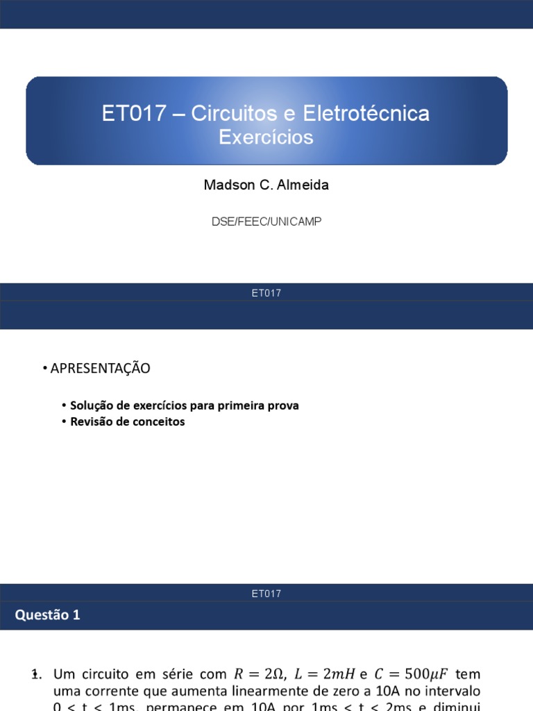 Exercicios 01 | PDF