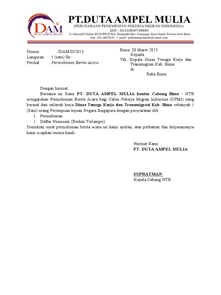 Pt. Duta Ampel Mulia | PDF