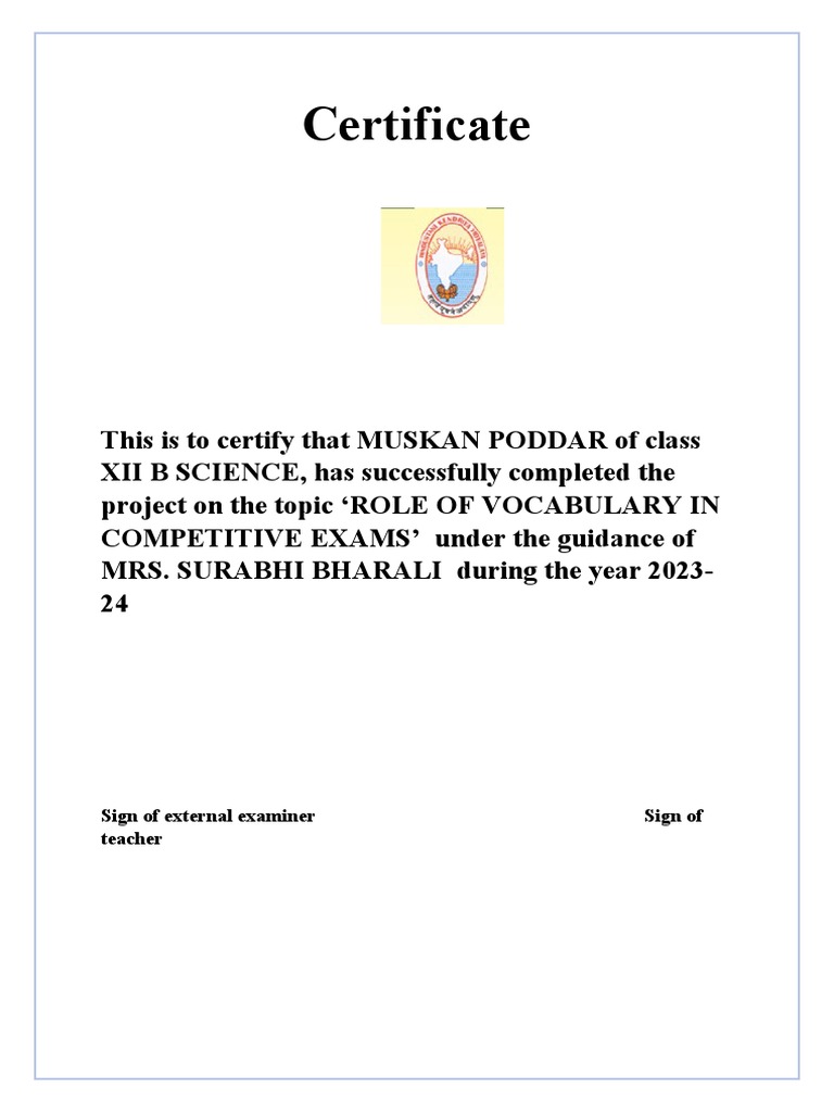 Eng Project Final Pdf Vocabulary Communication