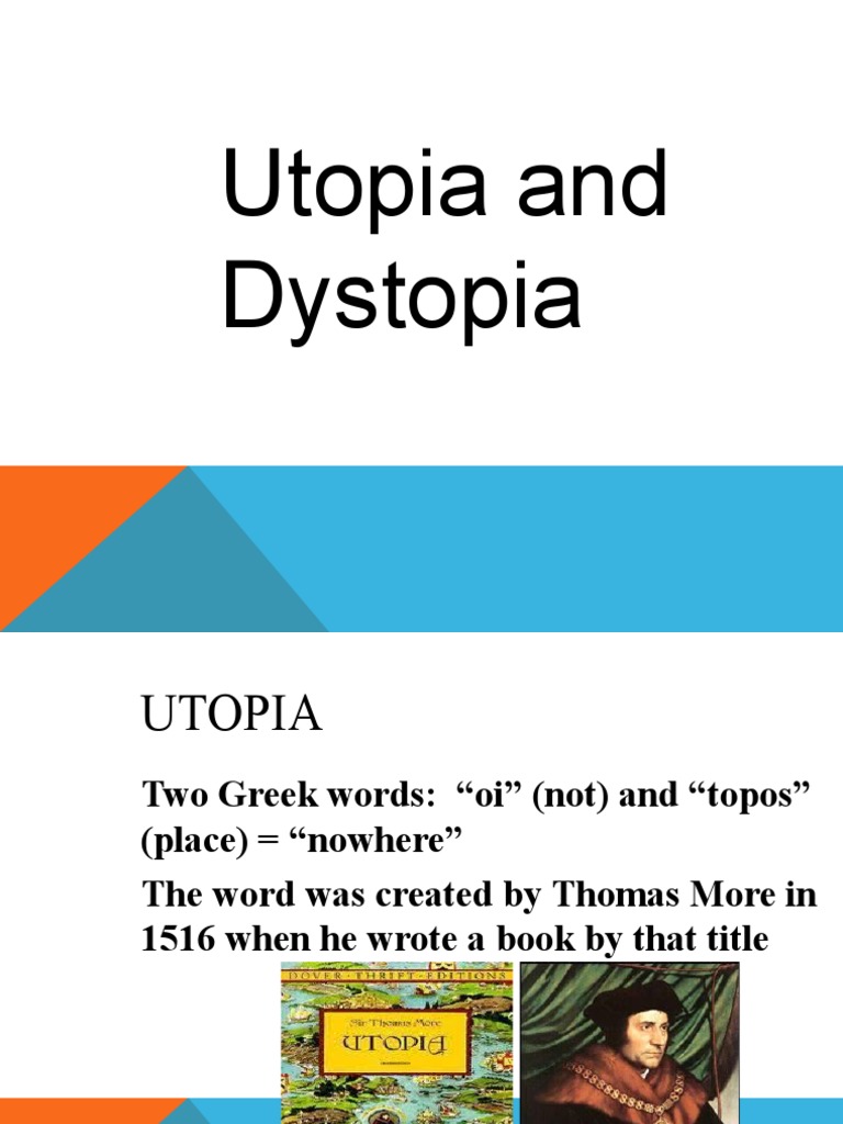 Utopia Dystopia-INTRO | PDF | Dystopia | Utopia