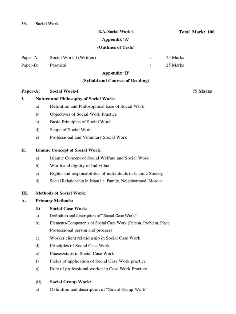 Social Work I | PDF | Social Work | Social Research