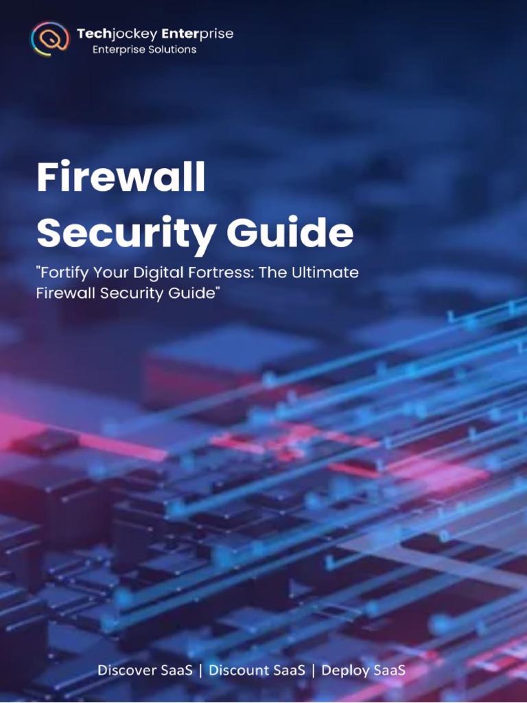 Firewall Security Guide Pdf Firewall Computing Computer Network