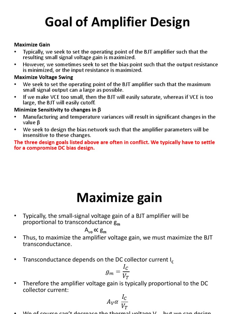 02 EEE2210 Analogue Electronics II Amplifier Design | PDF | Bipolar Junction Transistor | Amplifier