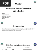 3 Bit Even Parity Generator | PDF | Arithmetic | Mathematical Logic