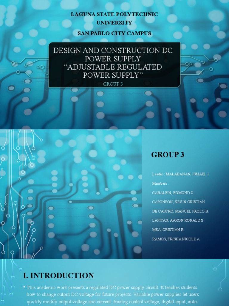 Design and Construction DC Power Supply | PDF