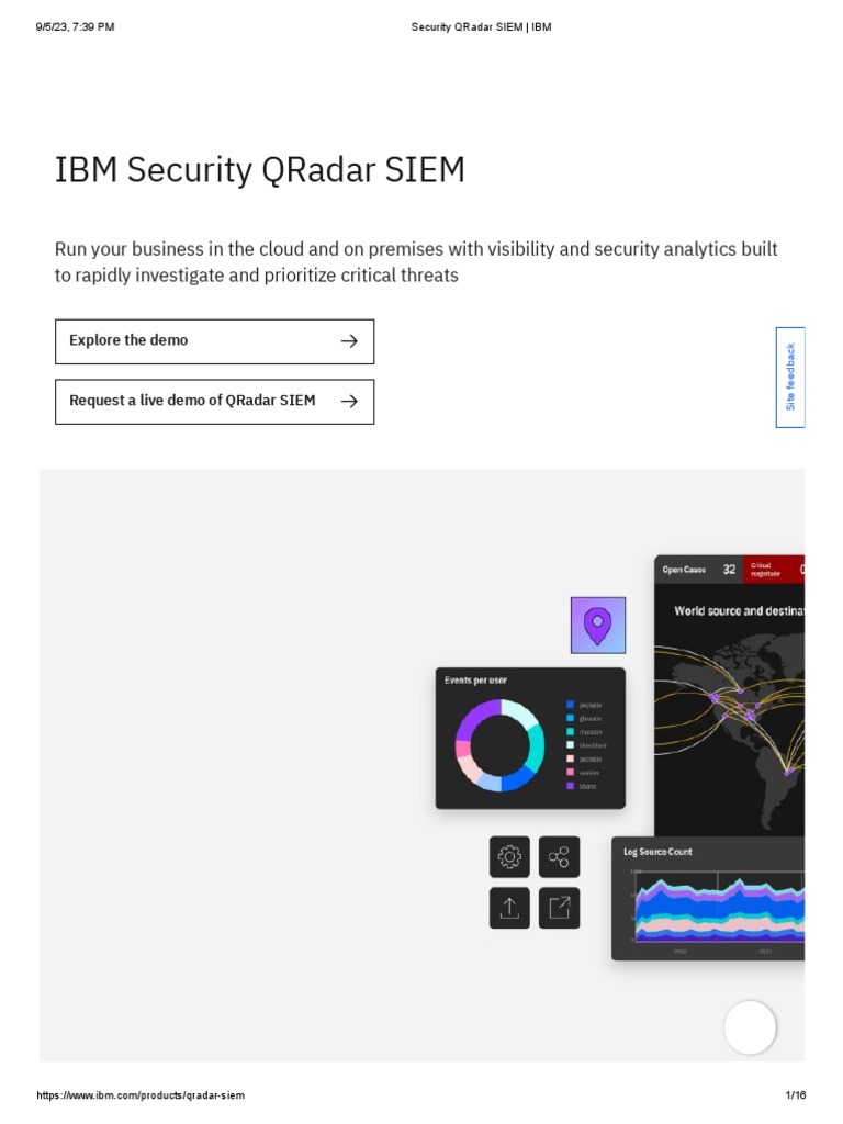 Security QRadar SIEM - IBM | PDF | Computer Security | Security