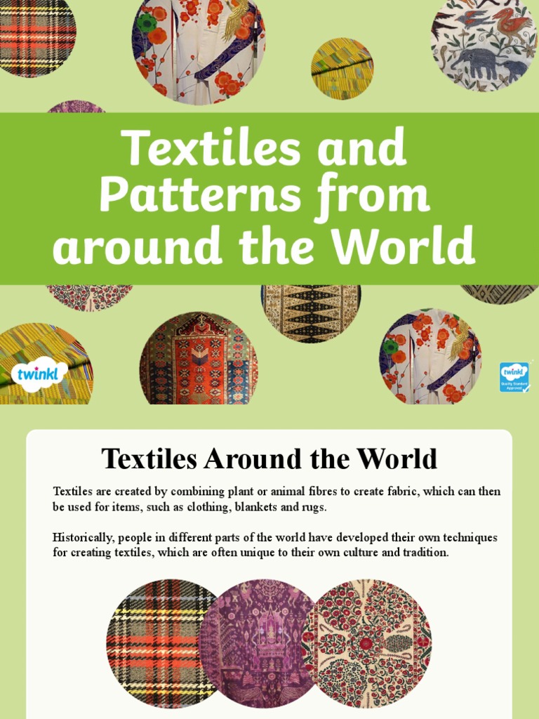 T TP 1626702719 Textiles and Patterns From Around The World Powerpoint ...